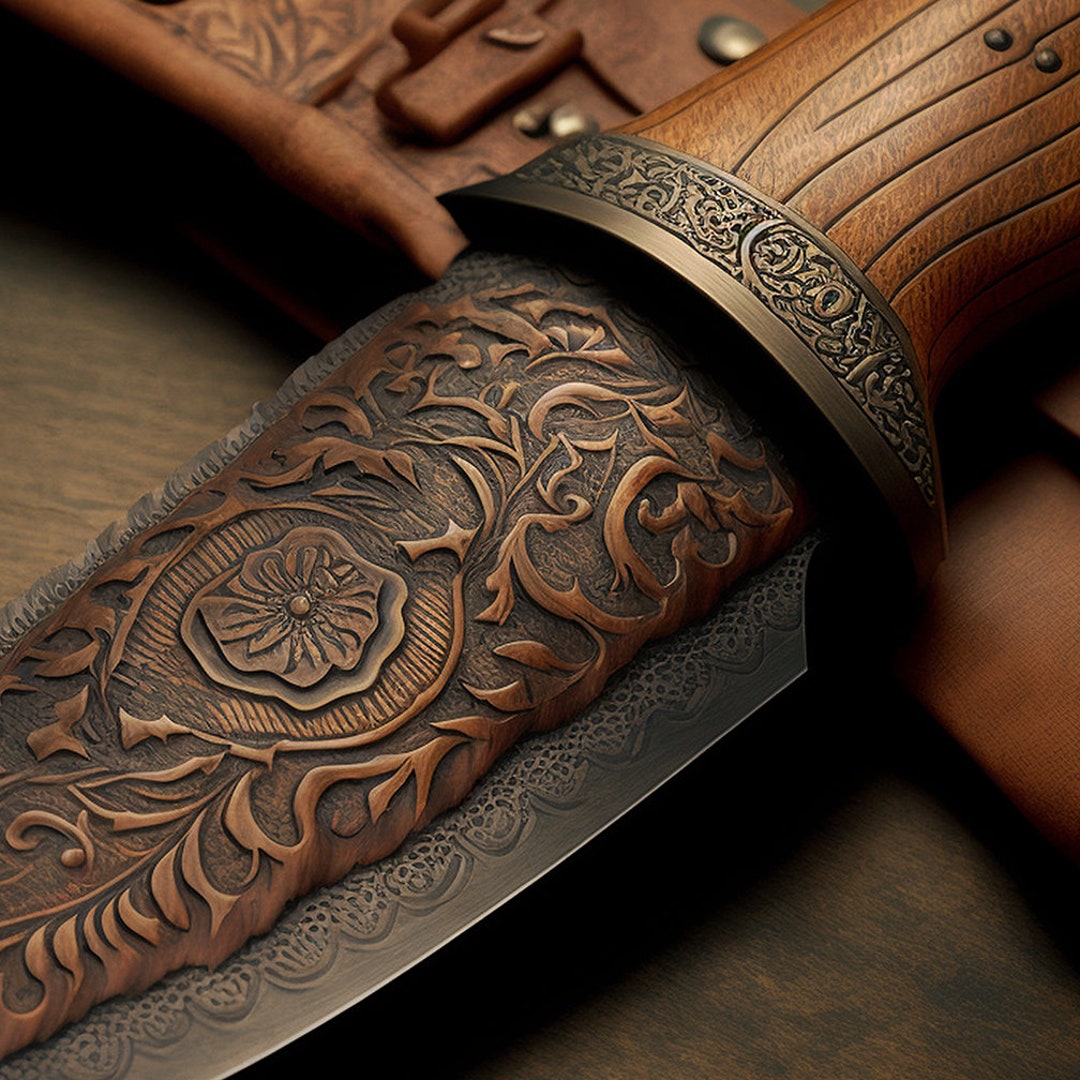 Zombie Cowboy Knife in Leather Sheath 08 Curse of the Old West DIGITAL ...