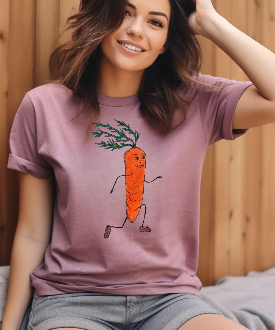 Running Carrot Shirt Cute Carrot Exercising Carrot Funny - Etsy