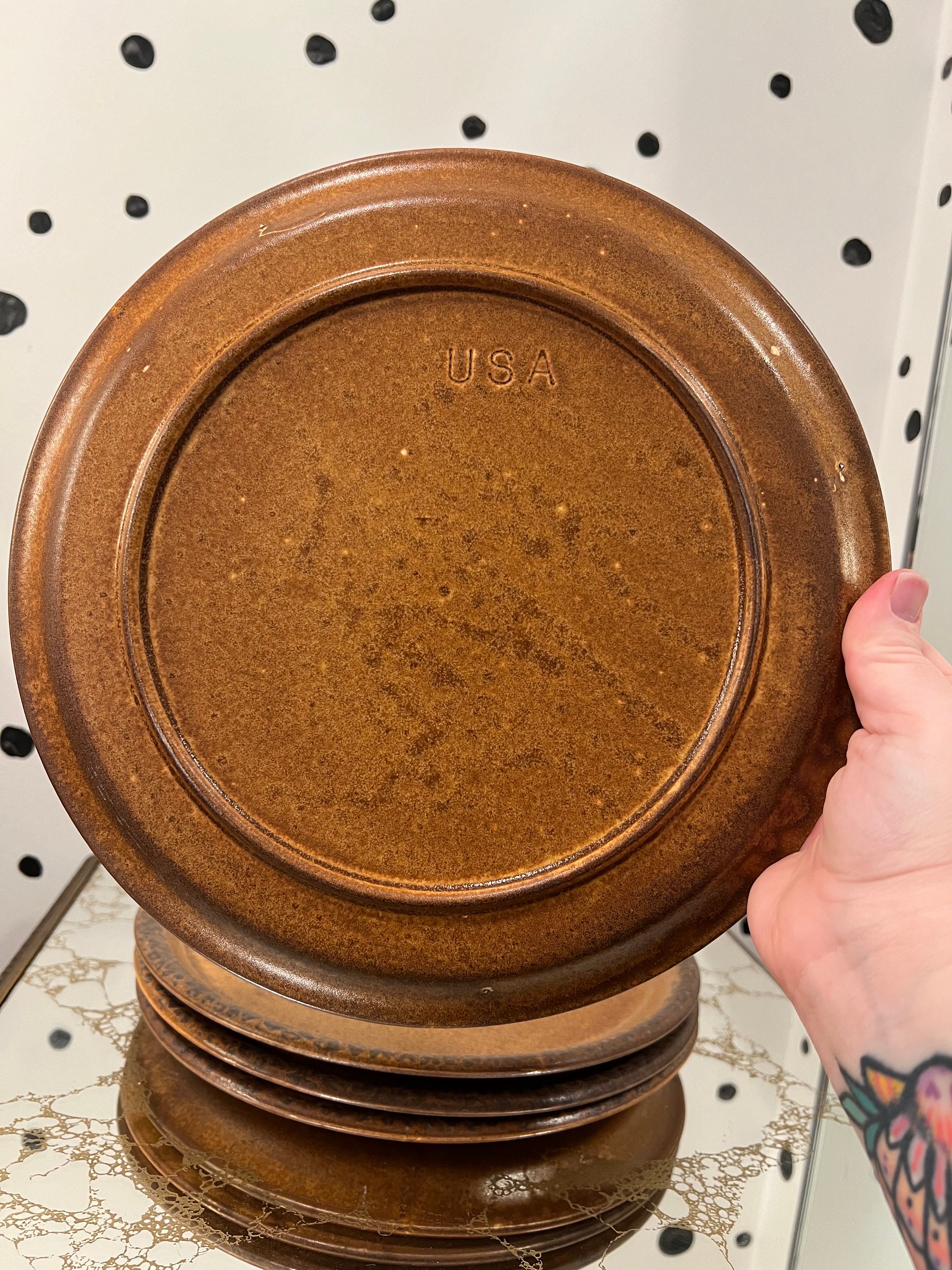 1970s Mccoy Pottery Canyon Mesa Dish Ware Set Mccoy Dinnerware Dinner ...