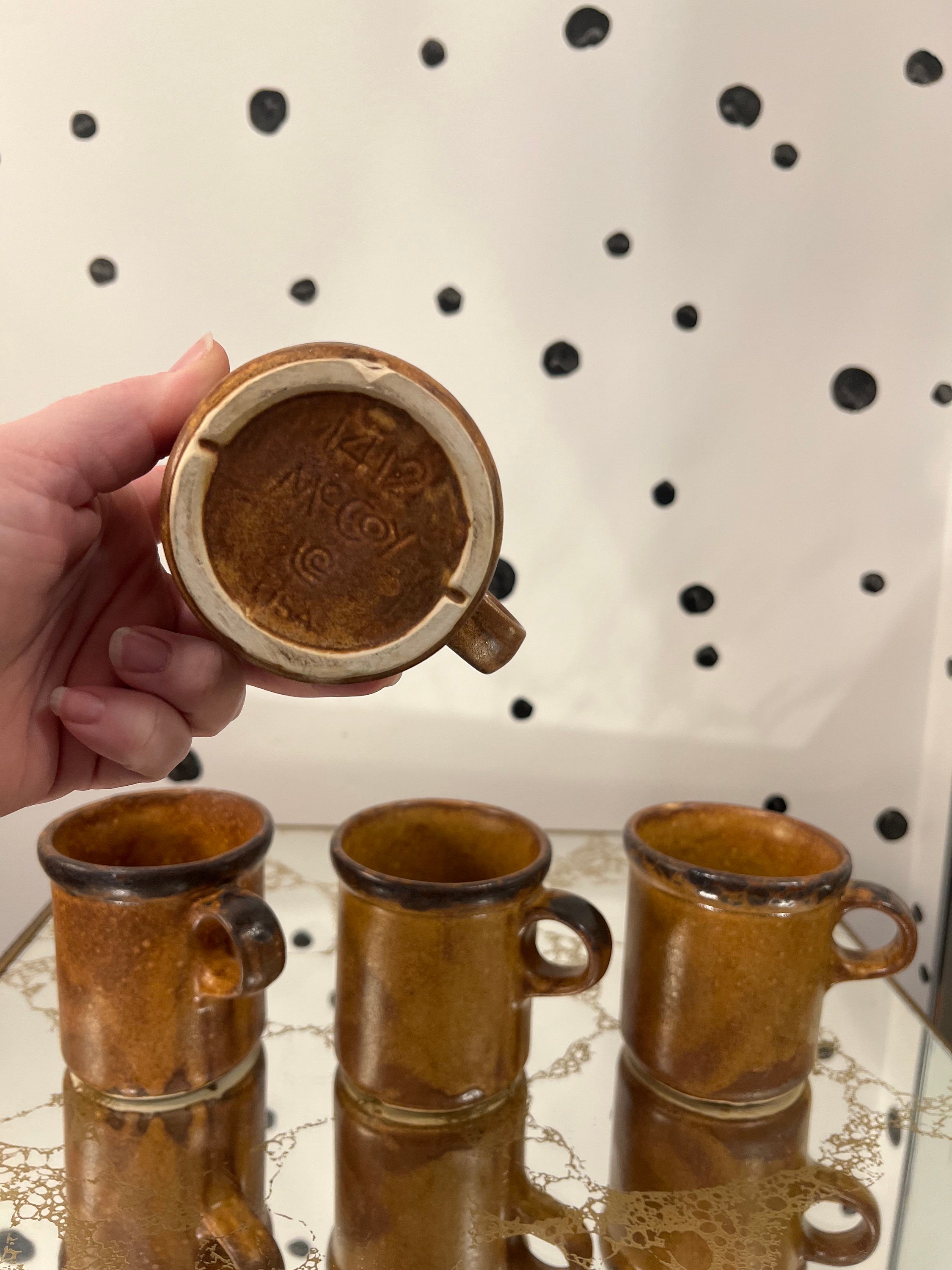 1970s Mccoy Pottery Canyon Mesa Dish Ware Set Mccoy Dinnerware Dinner ...