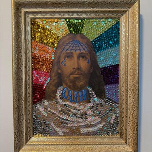 Queer Jesus V19 LGBTQIA Art / Queer Art / Rainbow Art / Maximalist Art ...