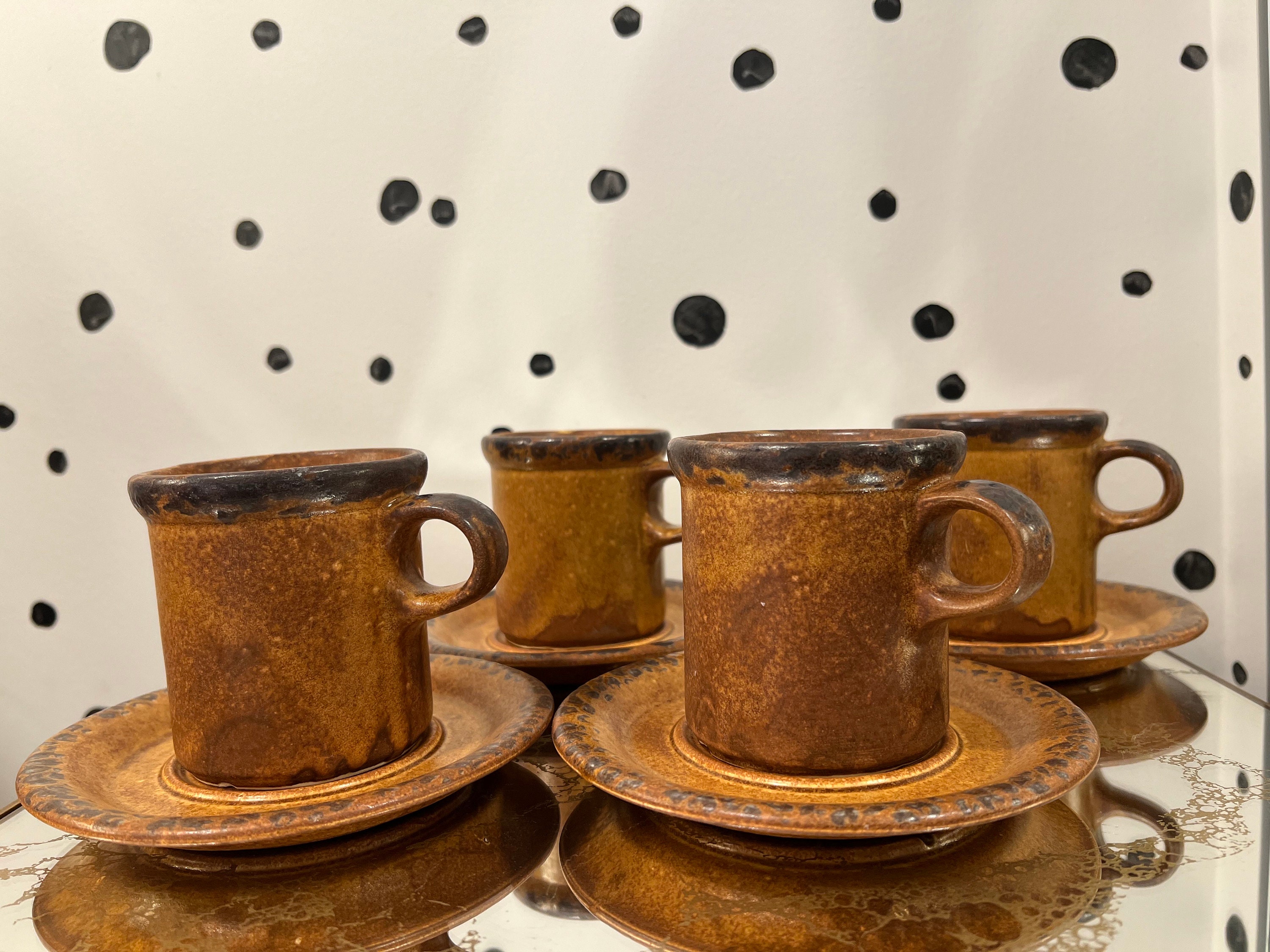 1970s Mccoy Pottery Canyon Mesa Dish Ware Set Mccoy Dinnerware Dinner ...