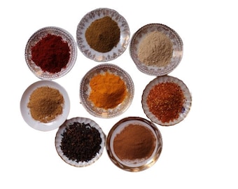 5 Piece Set of Aromatic Moroccan Spices Brought Straight From the Spice ...