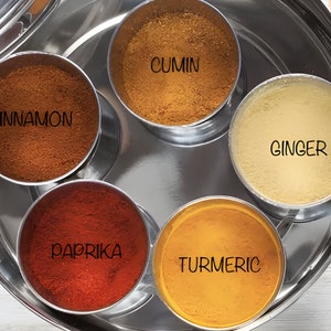 5 Piece Set of Aromatic Moroccan Spices Brought Straight From the Spice ...