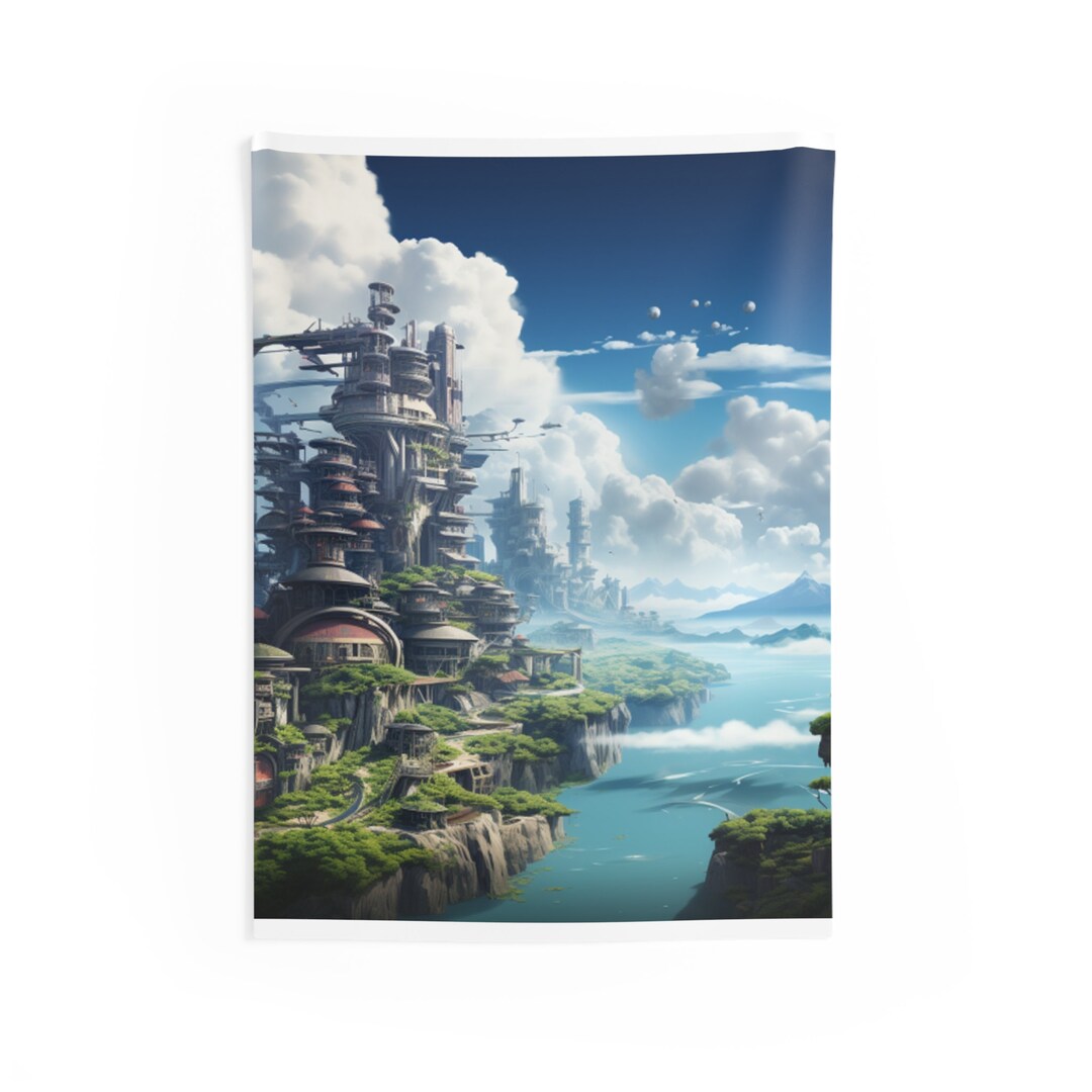 Cyberpunk Apocalyptic World Indoor Wall Tapestries - Etsy