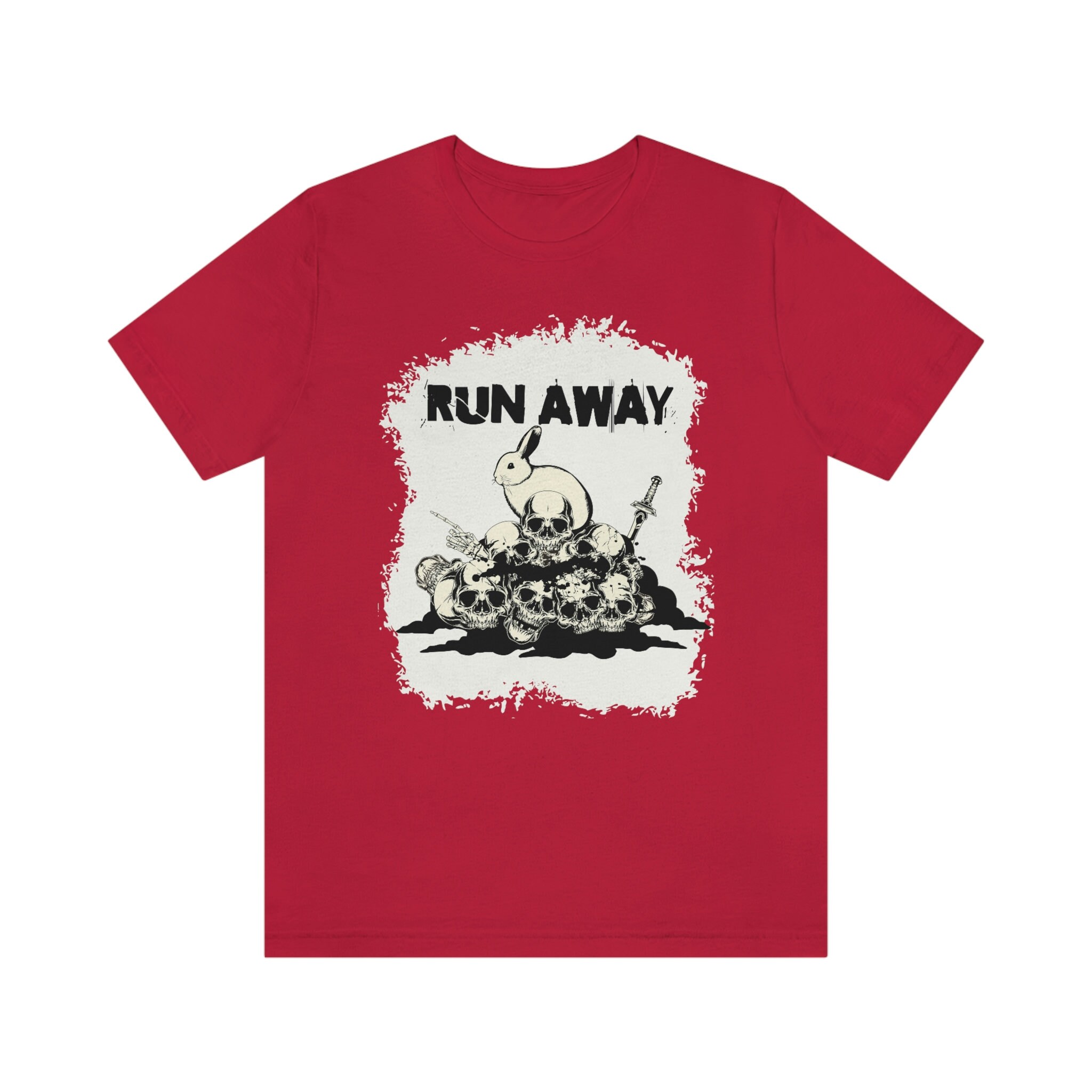 RUN AWAY Killer Rabbit Shirt, Murder Rabbit, Funny Rabbit Shirt - Etsy