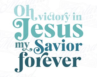 Victory in Jesus Hymn Sticker Series Bible Journaling - Etsy