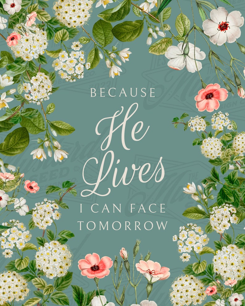 Easter Printable Wall Art Spring Scripture Art Instant Download Art ...