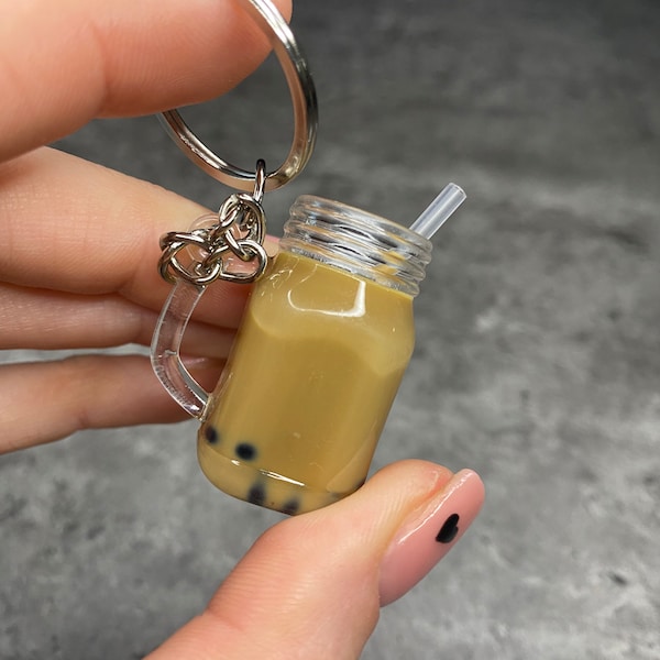 Bubble Tea Keychain - Etsy UK