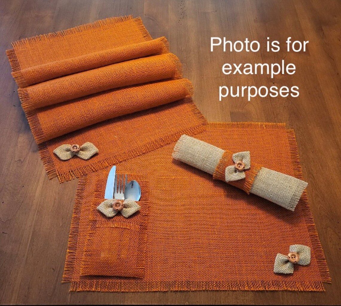 Orange Burlap Fabric | Burlap | Jute | Sewing | Crafts | Sold by the ...