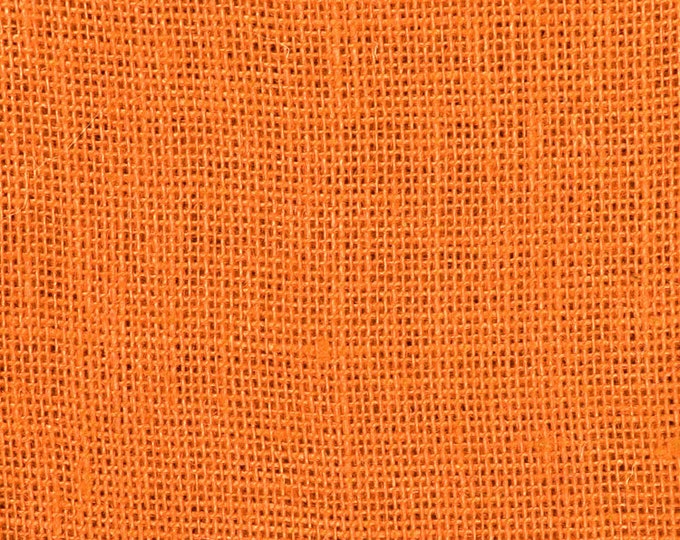 Orange Burlap Fabric | Burlap | Jute | Sewing | Crafts | Sold by the ...