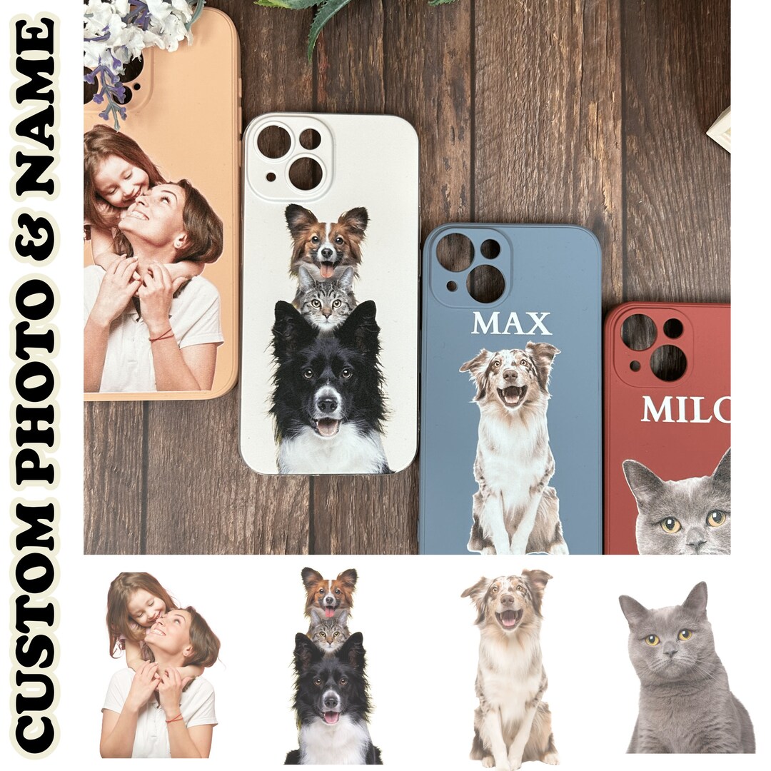 Personalized Family Photo Mobile Cover Couple Phone Case, Custom iPhone ...