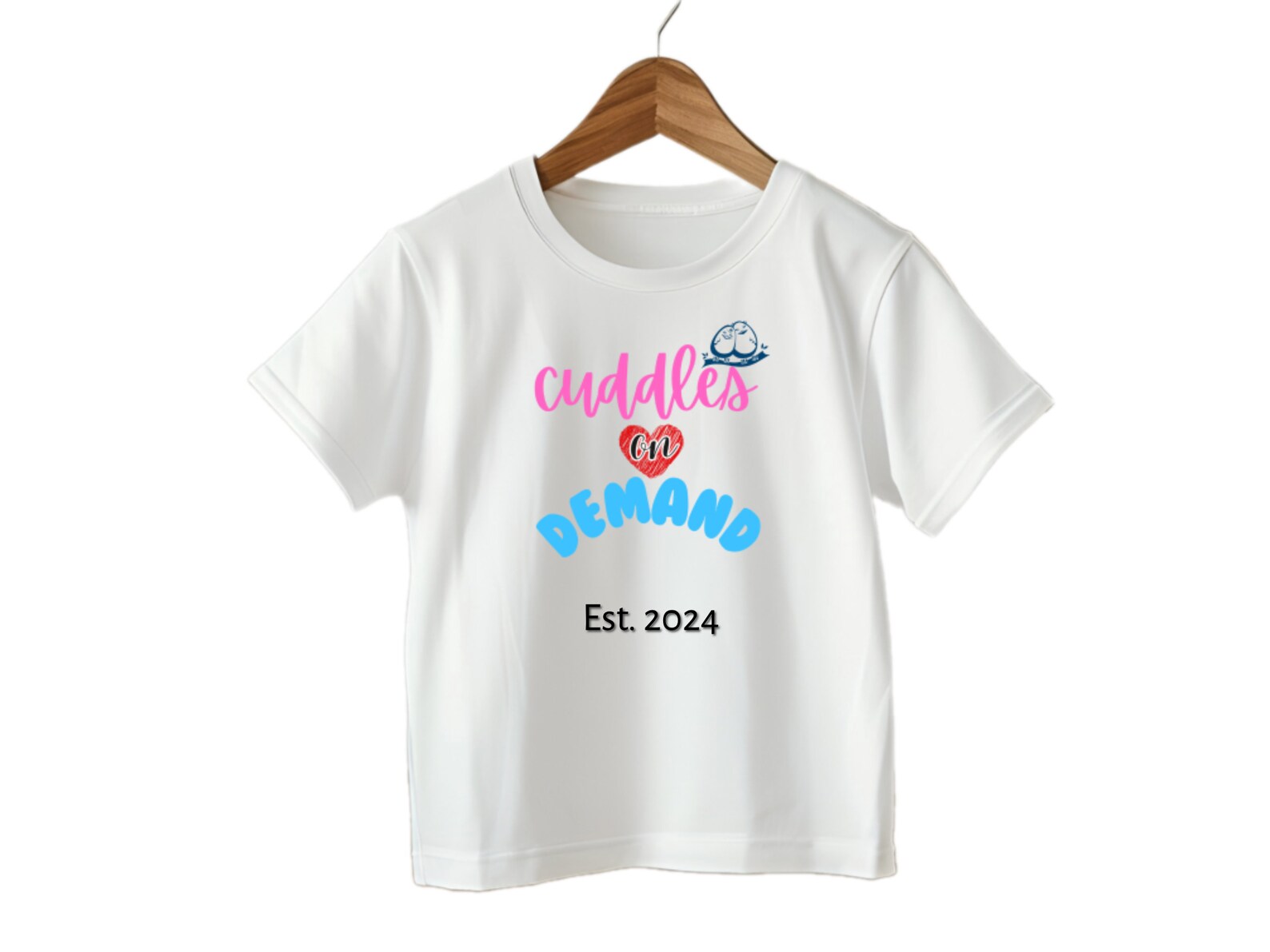 Custom 'cuddles on Demand' Baby Grow - Personalized Name Bodysuit, a ...