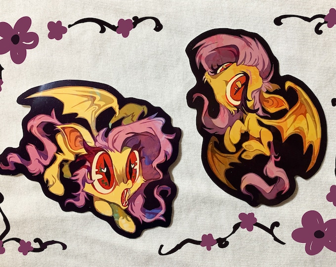 Flutterbat Stickers | My Little Pony - Etsy