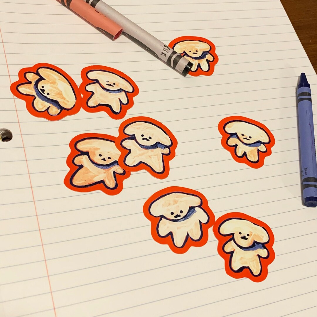 Puppy Sticker Pack - Etsy