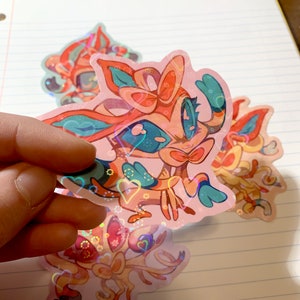 Sylveon Stickers Pokemon - Etsy