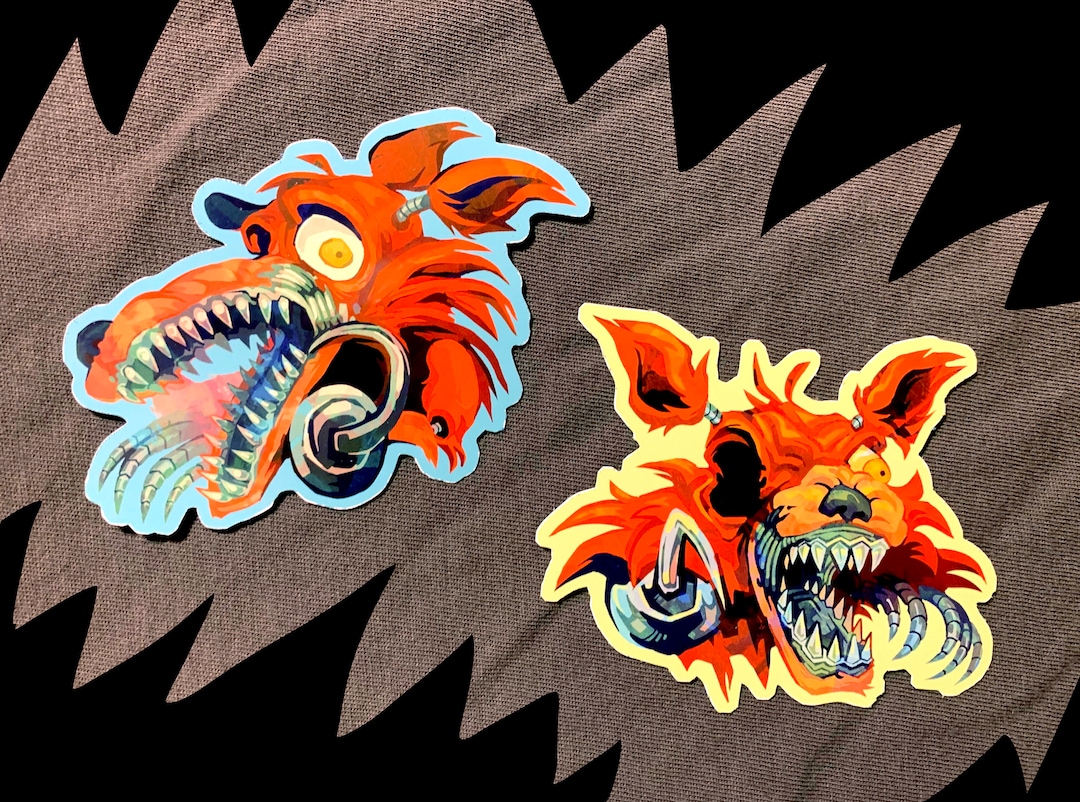 Foxy Stickers | FNAF - Etsy
