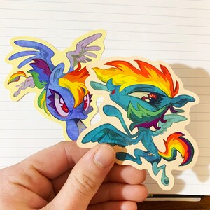 Rainbow Dash Stickers | My Little Pony - Etsy
