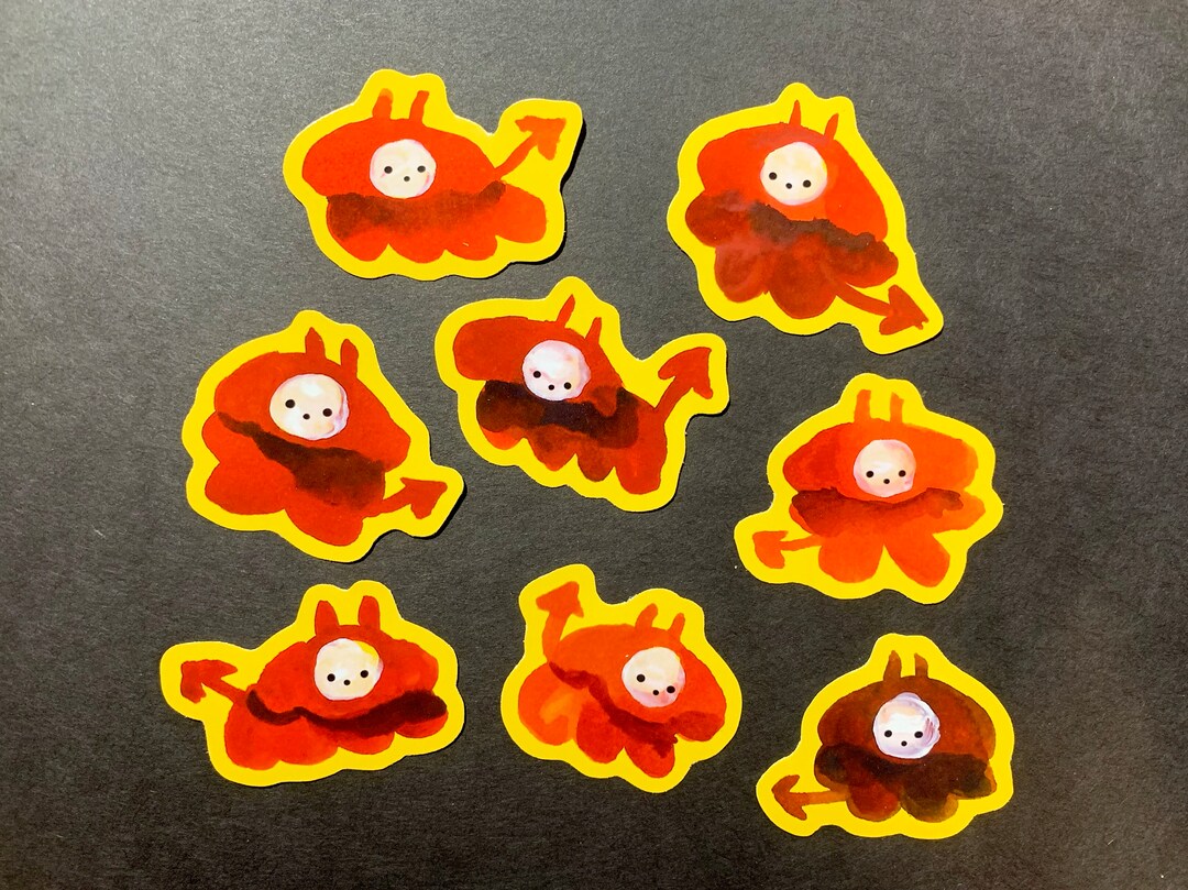 Demon Puppy Sticker Pack - Etsy
