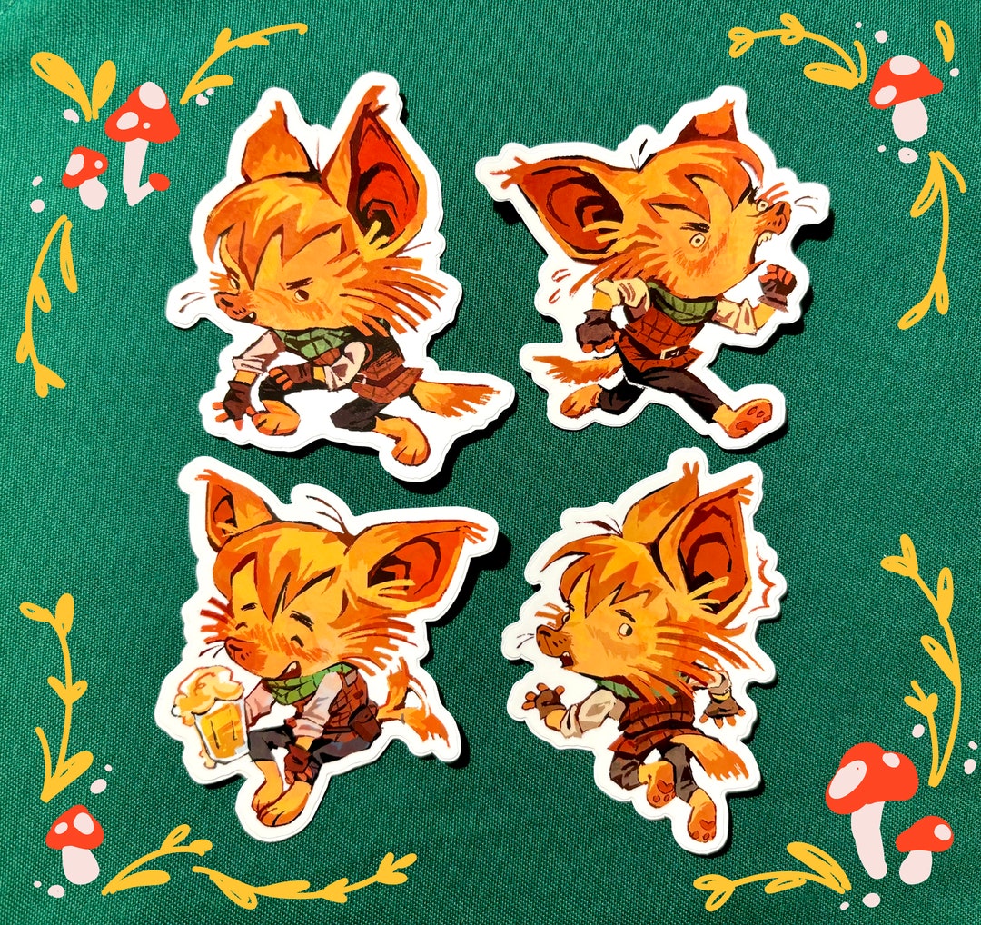 Chihauhau Chilchuck Stickers | Dungeon Meshi - Etsy