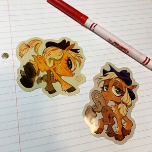 Applejack Stickers | My Little Pony - Etsy