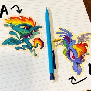 Rainbow Dash Stickers | My Little Pony - Etsy