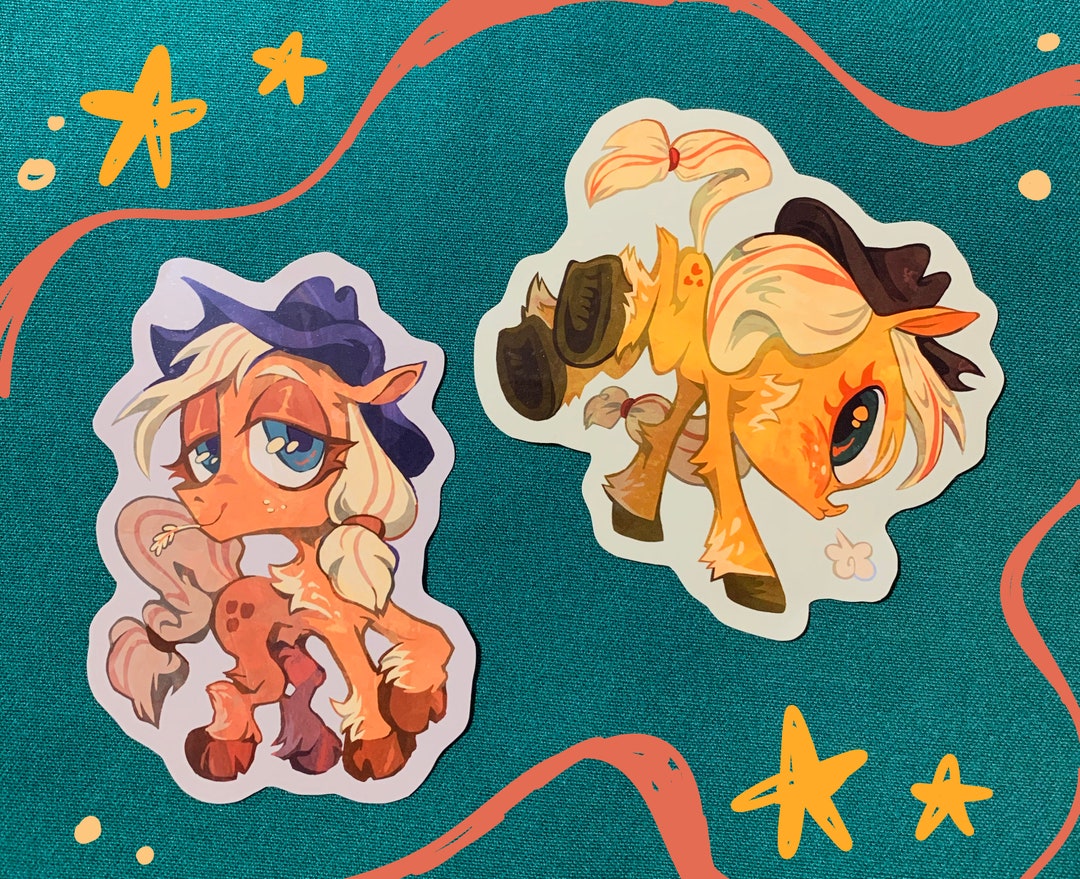 Applejack Stickers | My Little Pony - Etsy