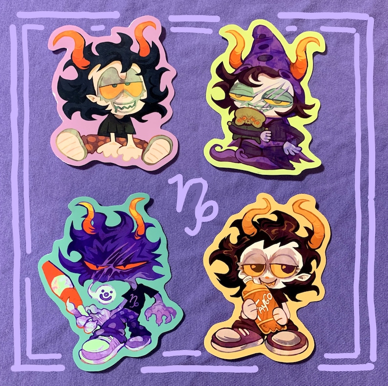 Gamzee Makara Stickers Homestuck - Etsy