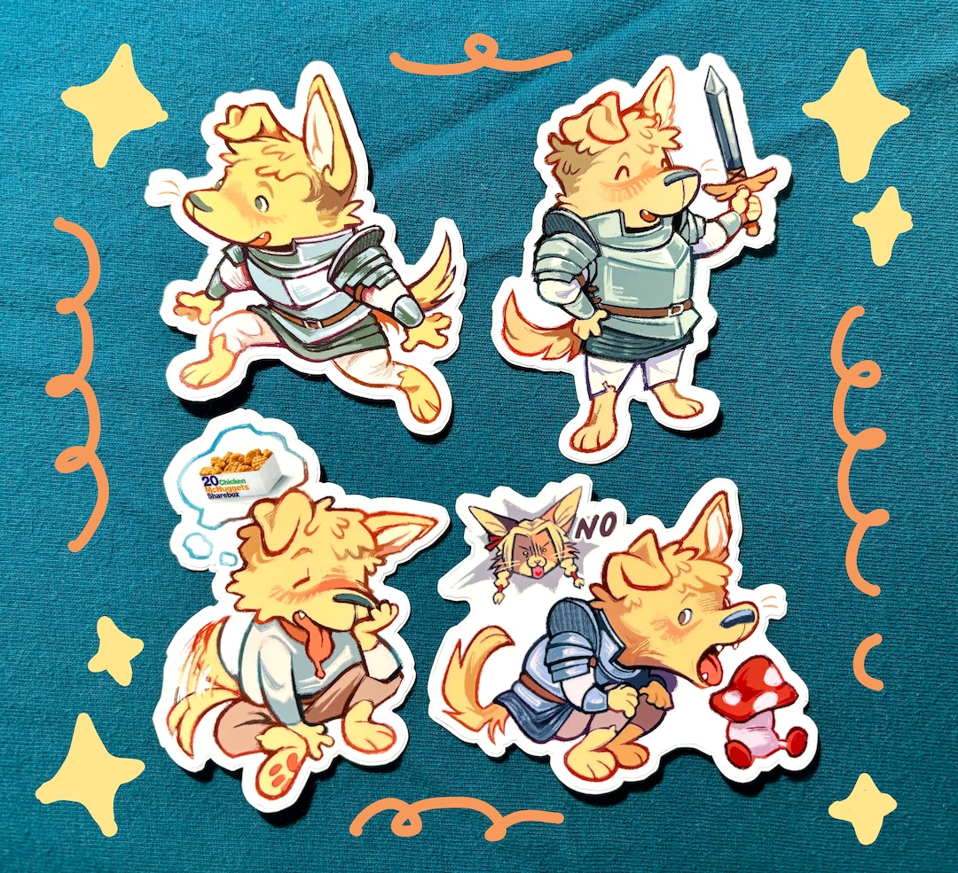 Dog Laios Stickers | Dungeon Meshi - Etsy