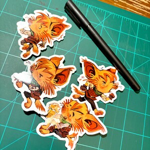 Chihauhau Chilchuck Stickers | Dungeon Meshi - Etsy