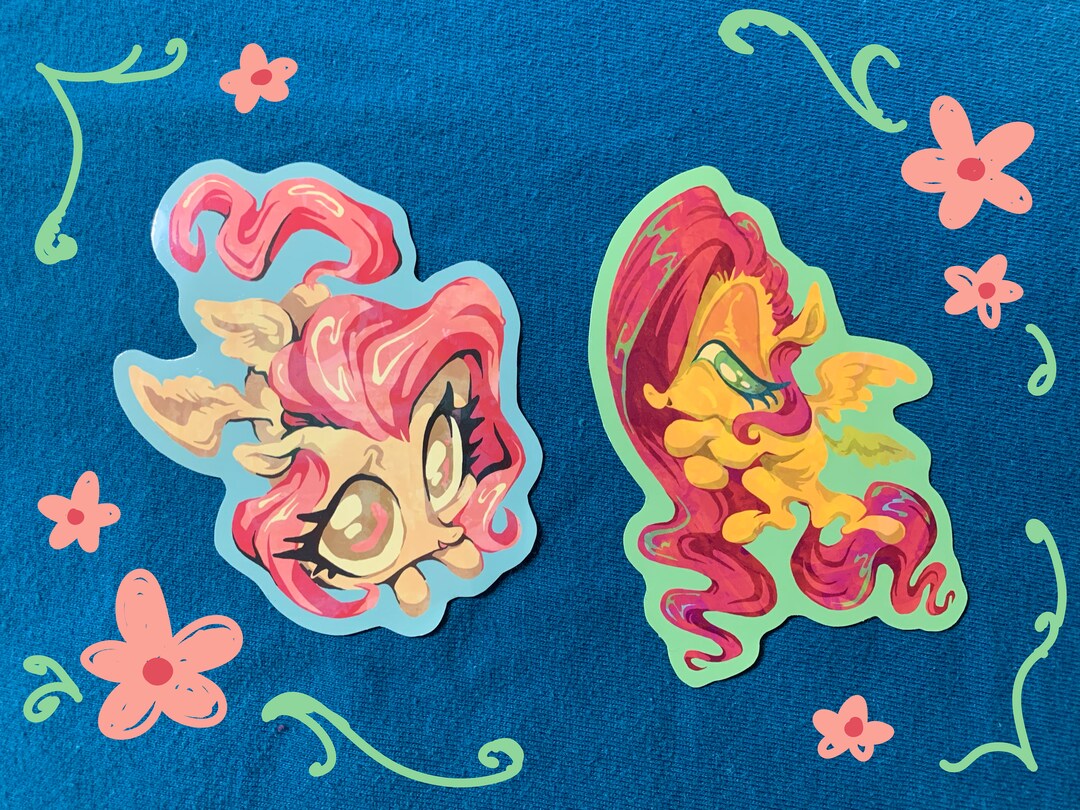 Fluttershy Stickers | My Little Pony - Etsy