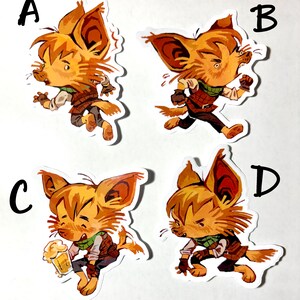 Chihauhau Chilchuck Stickers | Dungeon Meshi - Etsy