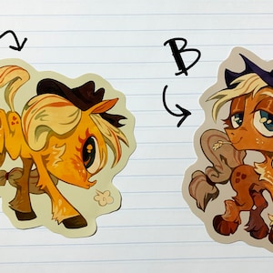 Applejack Stickers | My Little Pony - Etsy