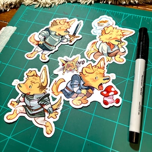 Dog Laios Stickers | Dungeon Meshi - Etsy UK