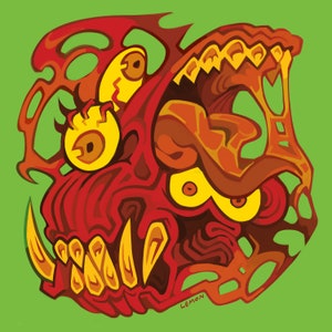 Art Print morph 1 and morph 2 8x8, 12x12 Monster Body Horror Art - Etsy