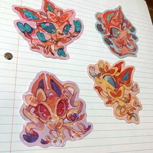 Sylveon Stickers Pokemon - Etsy