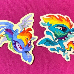 Rainbow Dash Stickers My Little Pony - Etsy