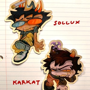 Sollux Captor and Karkat Vantas Stickers | Homestuck - Etsy