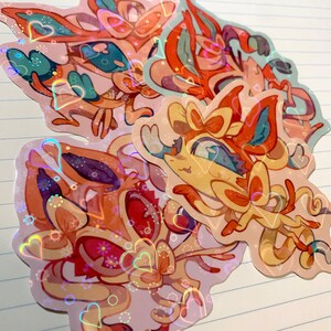 Sylveon Stickers Pokemon - Etsy