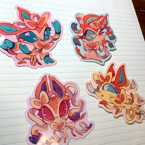 Sylveon Stickers Pokemon - Etsy