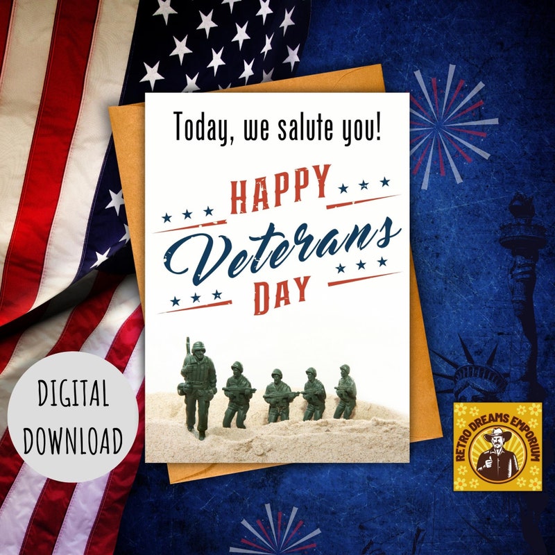 Veterans Day Cards - Etsy