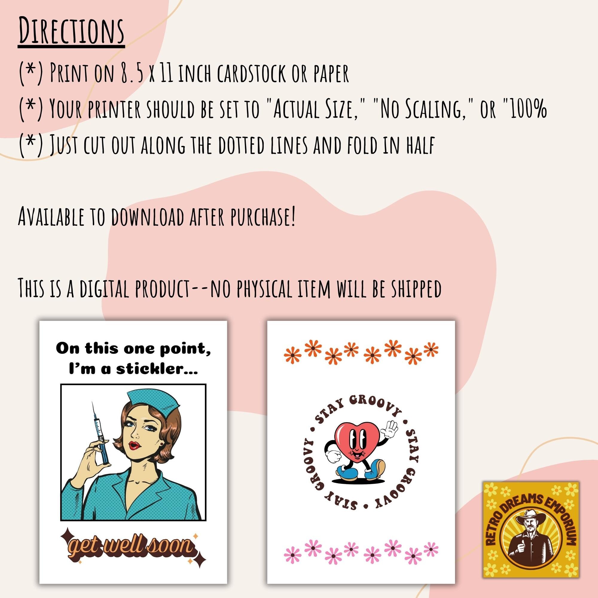 Printable Sexy Nurse Get Well Soon Card, Feel Better, Cancer Sucks ...