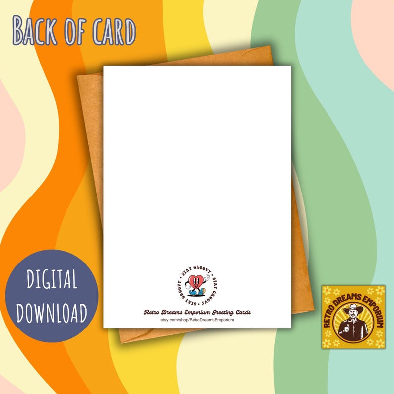 Colonoscopy Funny Card Printable, Digital Get Well Card, Retro and ...