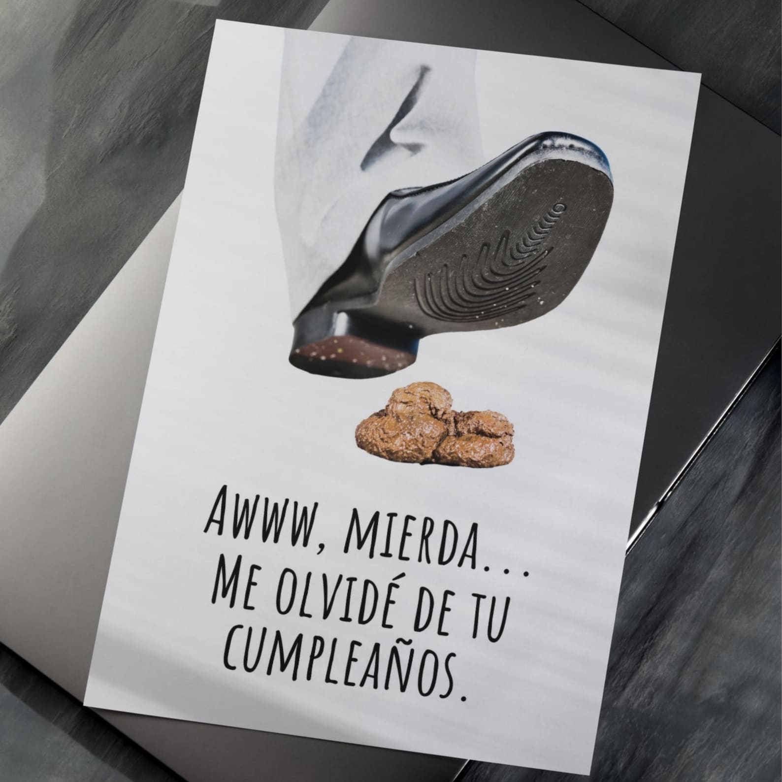 Funny Late Birthday Card in Spanish, Tarjeta Cumpleaños Atrasado ...