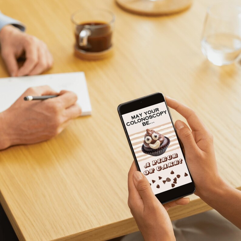 Funny Colonoscopy Well Wishes Card, Digital Get Well Soon Card, Medical ...