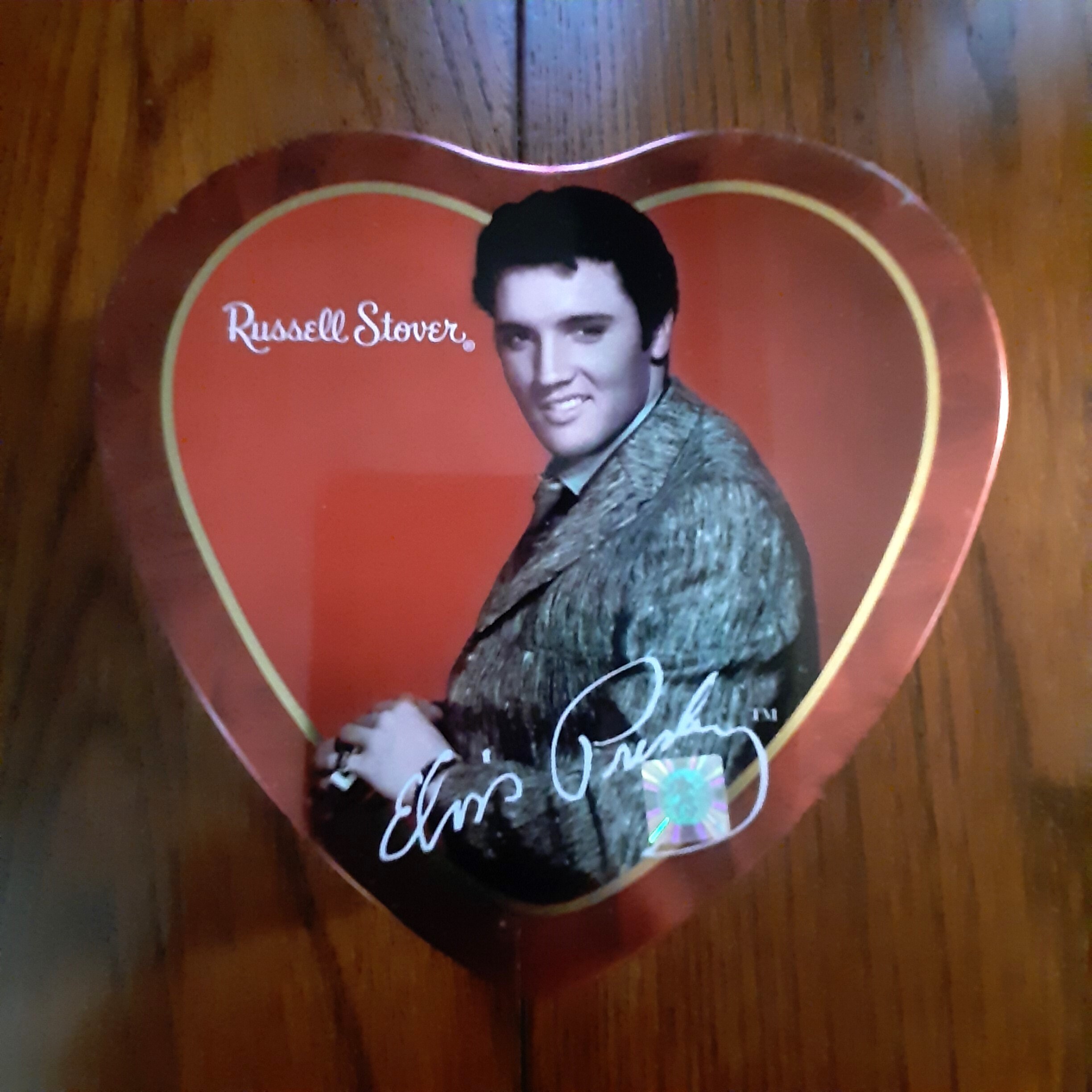 Vintage Elvis Presley Valentines Day Russell Stovers Tin 2000/2002 ...