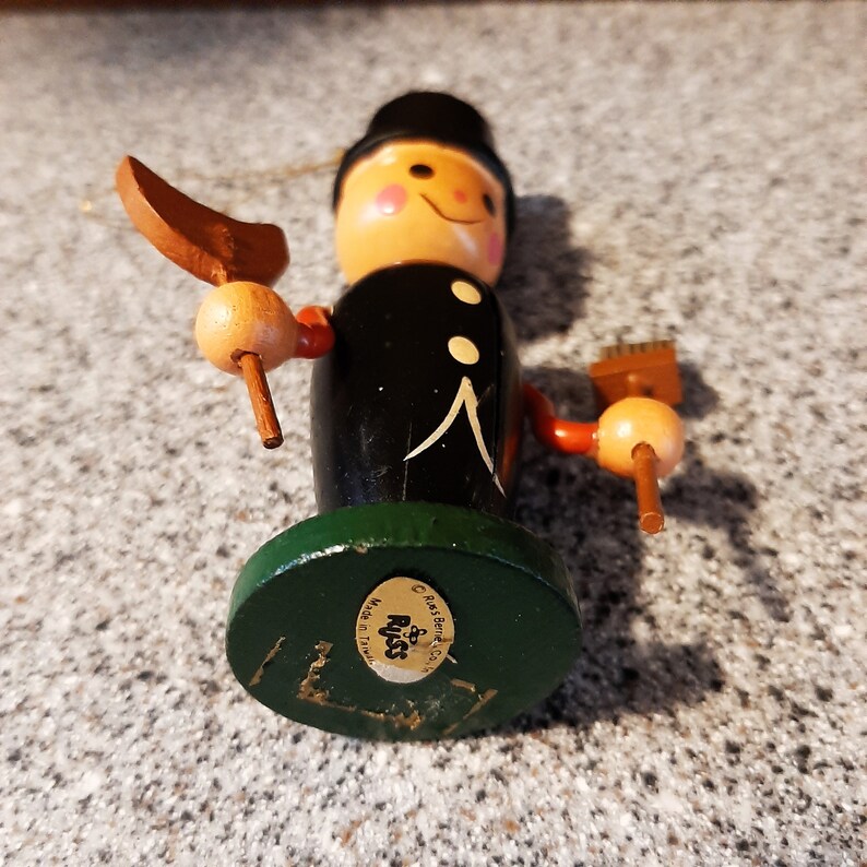 Vintage Russ Chimney Sweep Ornament Russ Berry Christmas Ornament, Russ ...