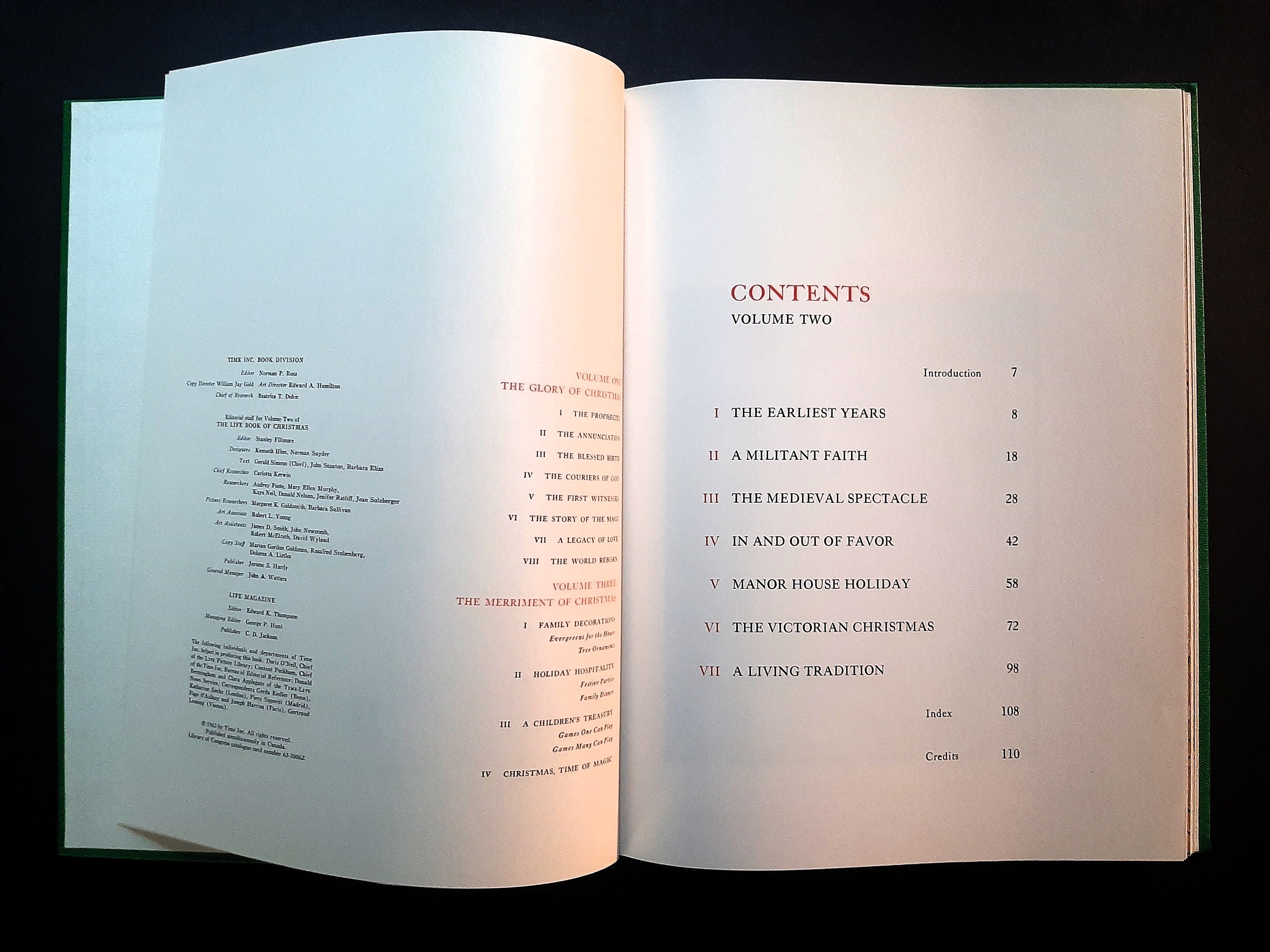 Time Life Book of Christmas Boxed 3 Book Set Hardback 1963 - Etsy