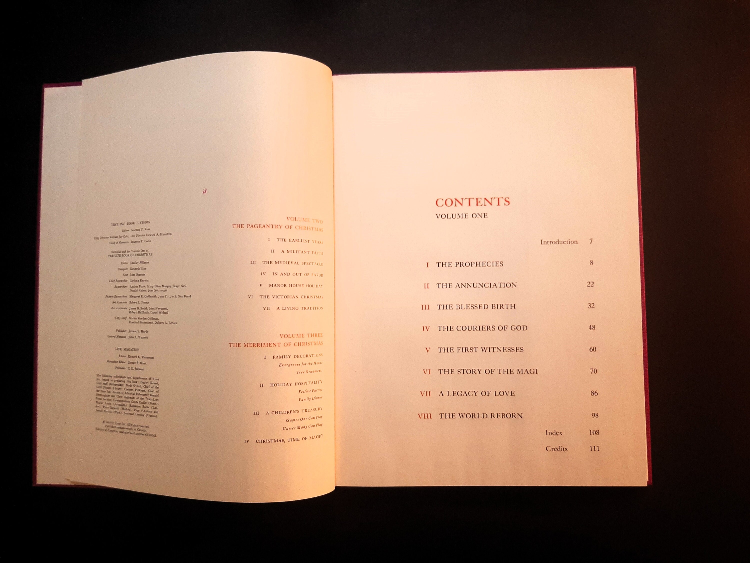 Time Life Book of Christmas Boxed 3 Book Set Hardback 1963 - Etsy