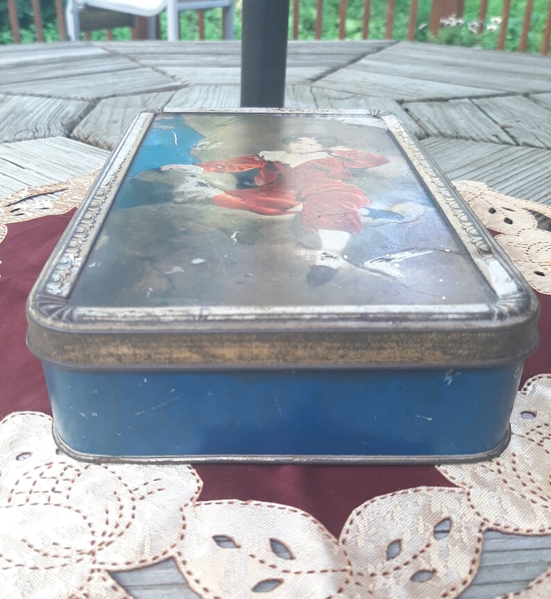 Vintage 1930s Wilkins Red Boy Toffee Tin: English Advertising ...